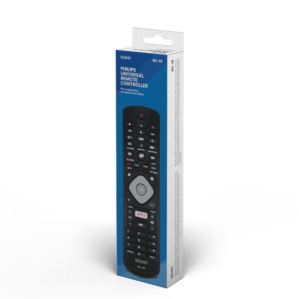SAVIO Universal remote controller/replacement for PHILIPS TV RC-10 IR ...